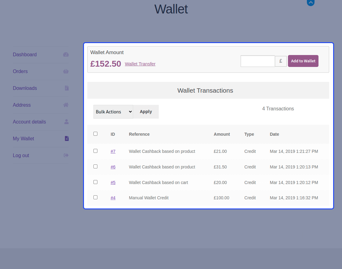 WordPress WooCommerce Wallet System Plugin by Webkul | CodeCanyon